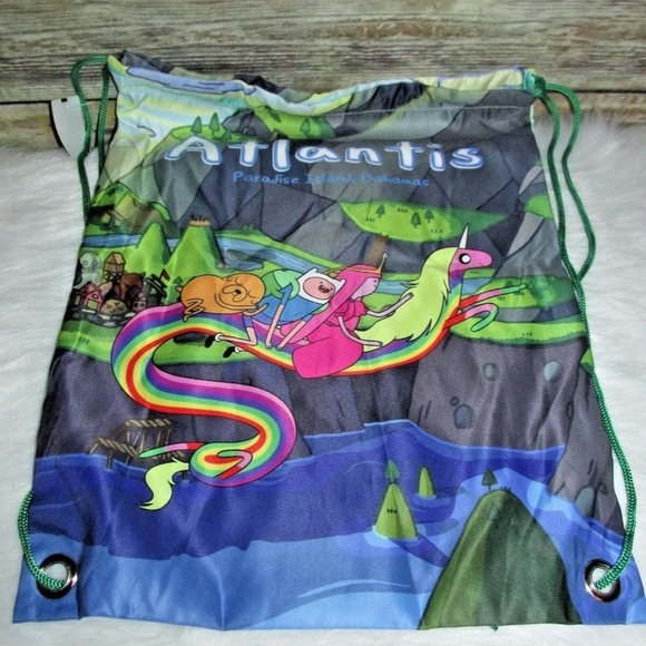 Cartoon Network | Bags | Nwt Cartoon Network Adventure Time Drawstring ...